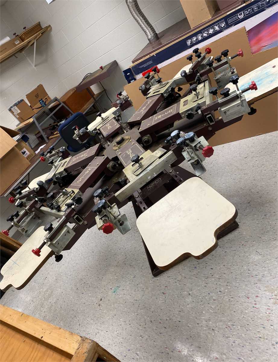 Harco Graphic Products, INC. Screen Printing Machine Online Government Auctions of Government ...