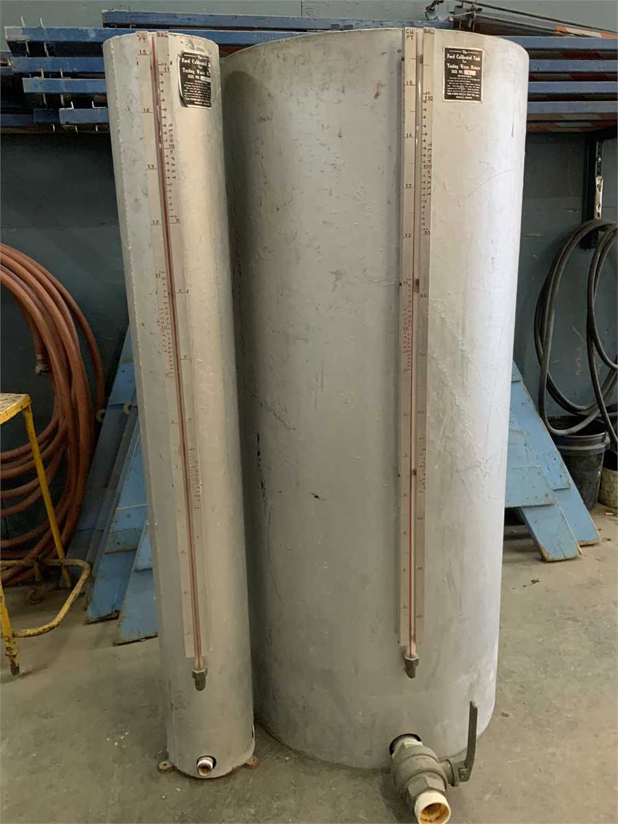 Ford Water Meter Test Table with Tanks Online Government Auctions of ...