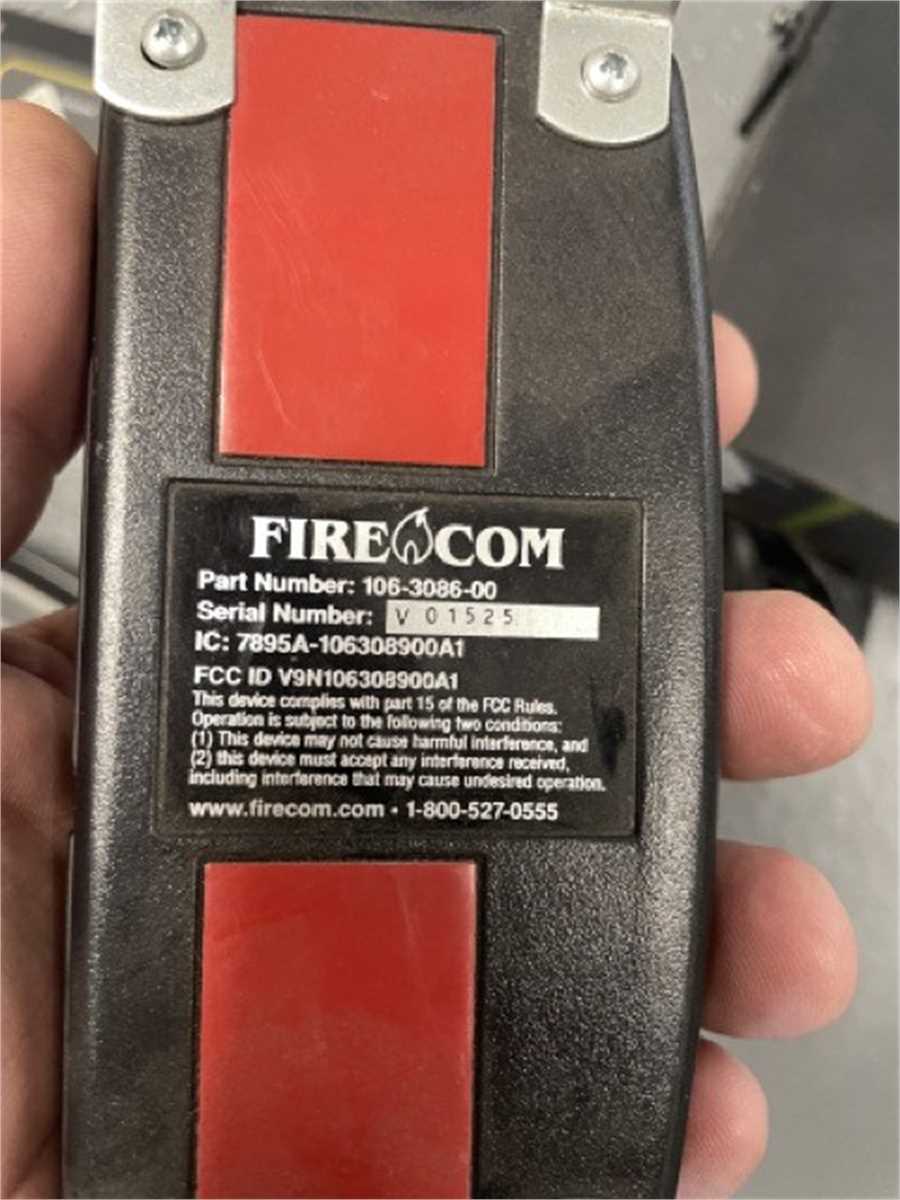FireCom Wireless Headset System Online Government Auctions of Government Surplus | Municibid