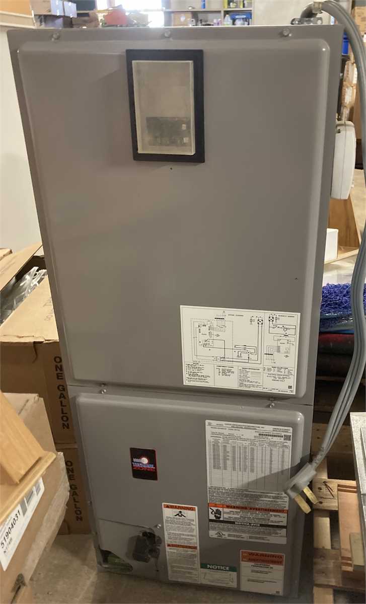 THERMAL ZONE ELECTRIC FURNACE W/CONDENSING UNIT AND EVAP COIL Online ...