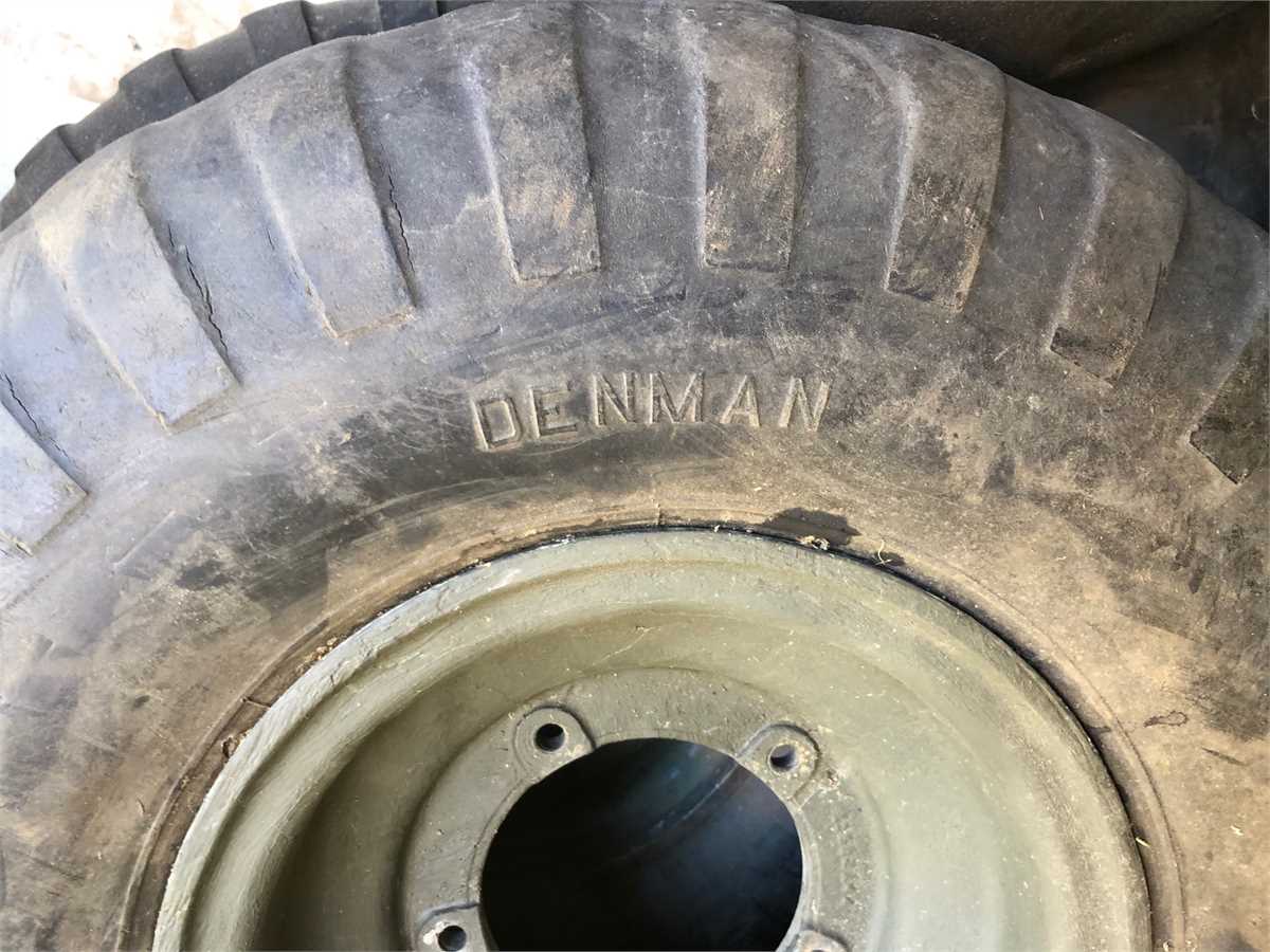 5 Tires Mounted on Wheels for M274 "Mule" Online Government Auctions of ...