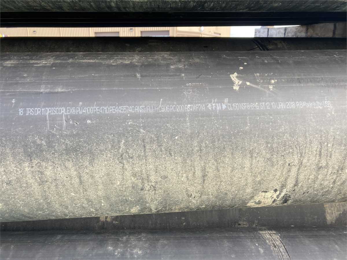 HDPE Fusible Pipe Online Government Auctions of Government Surplus ...
