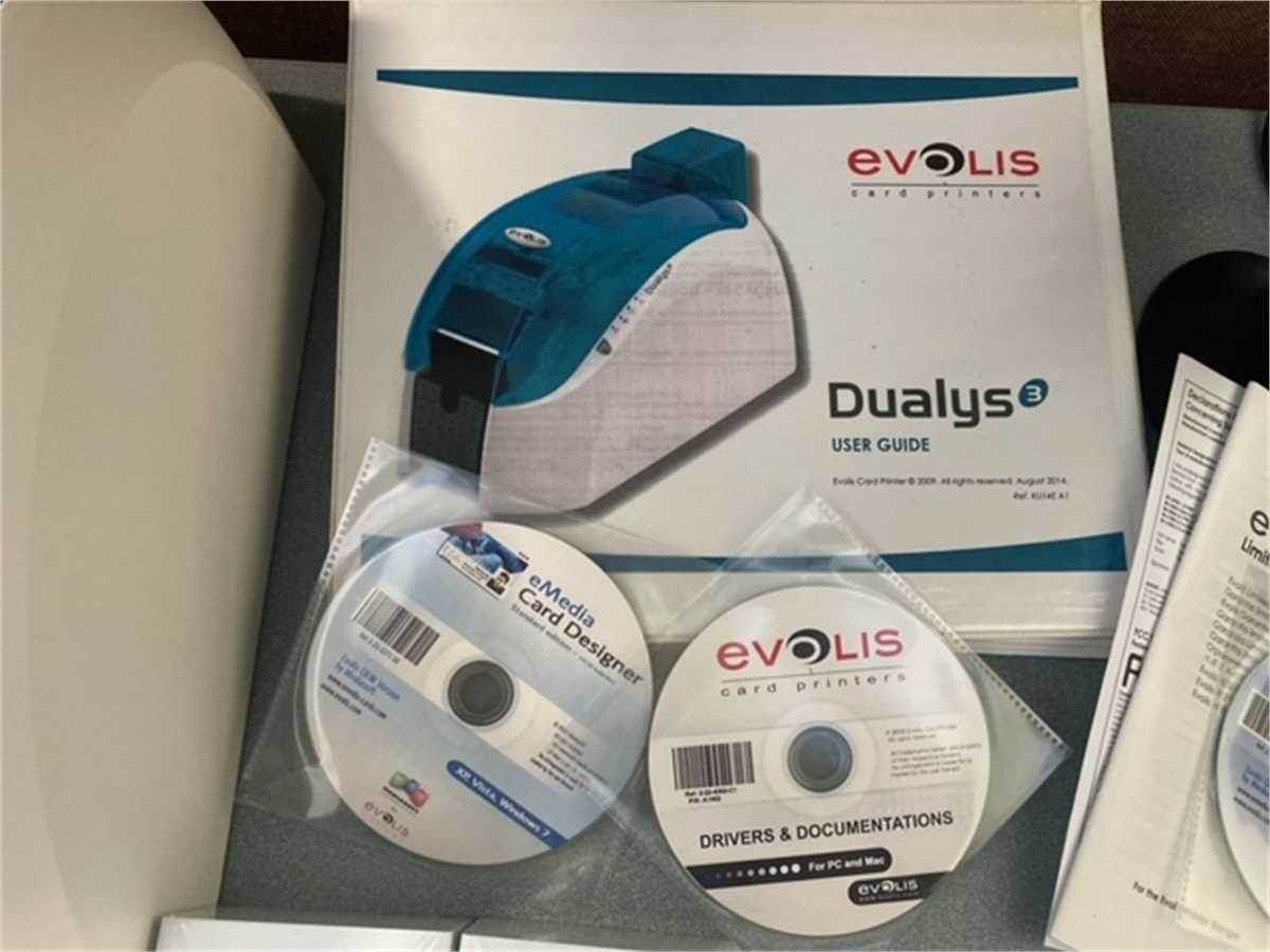 Evolis Dualys 3 Card Printer Online Government Auctions of Government ...