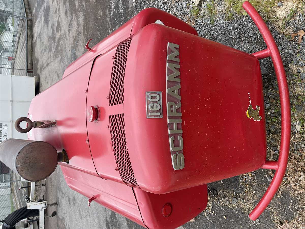 Schramm 160 Gas Air Compressor Online Government Auctions of Government ...