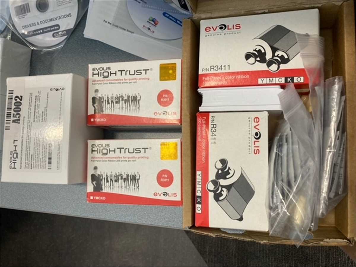Evolis Dualys 3 Card Printer Online Government Auctions of Government ...