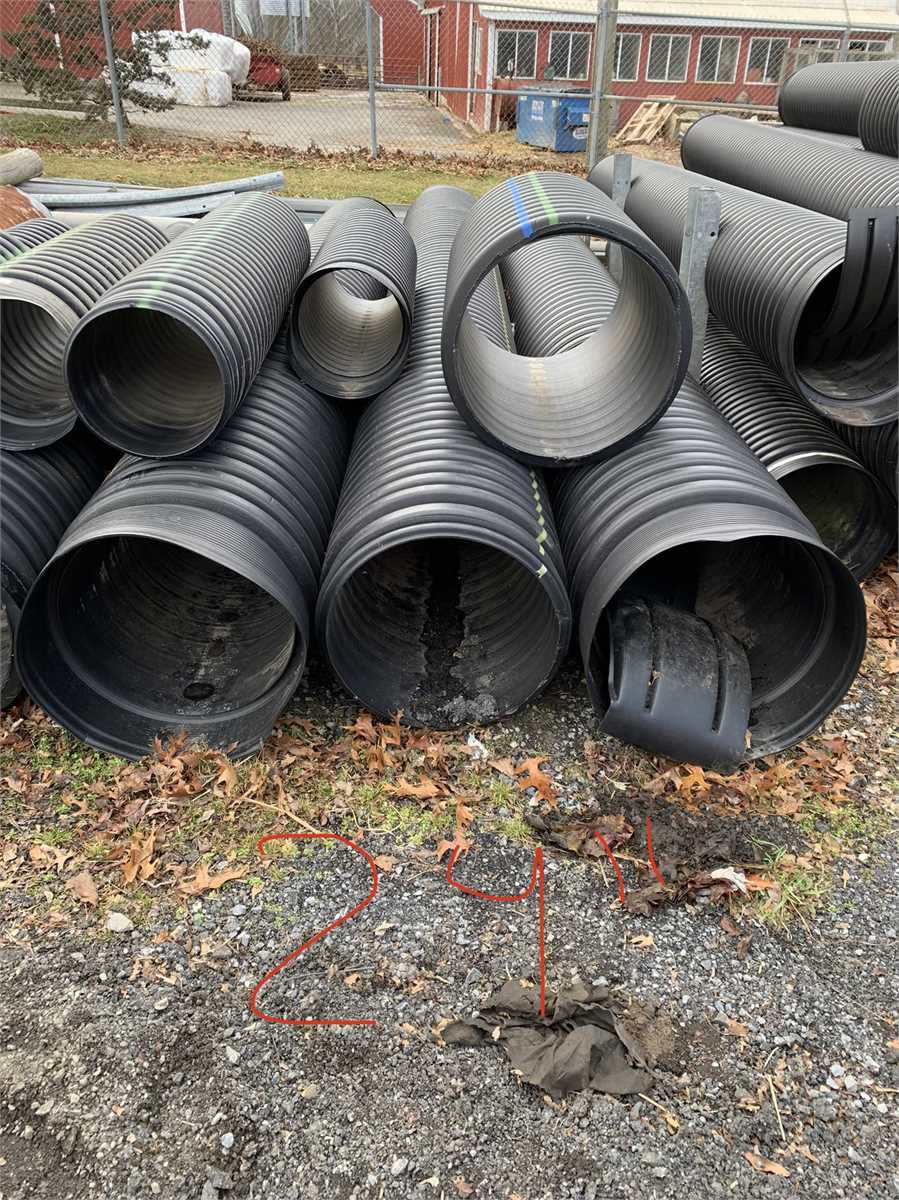 24" ADS Pipe Online Government Auctions of Government Surplus | Municibid
