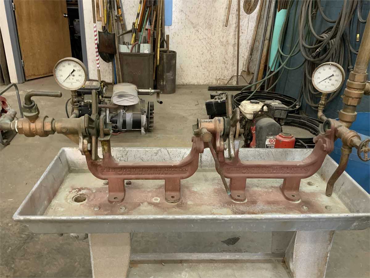 Ford Water Meter Test Table with Tanks Online Government Auctions of ...