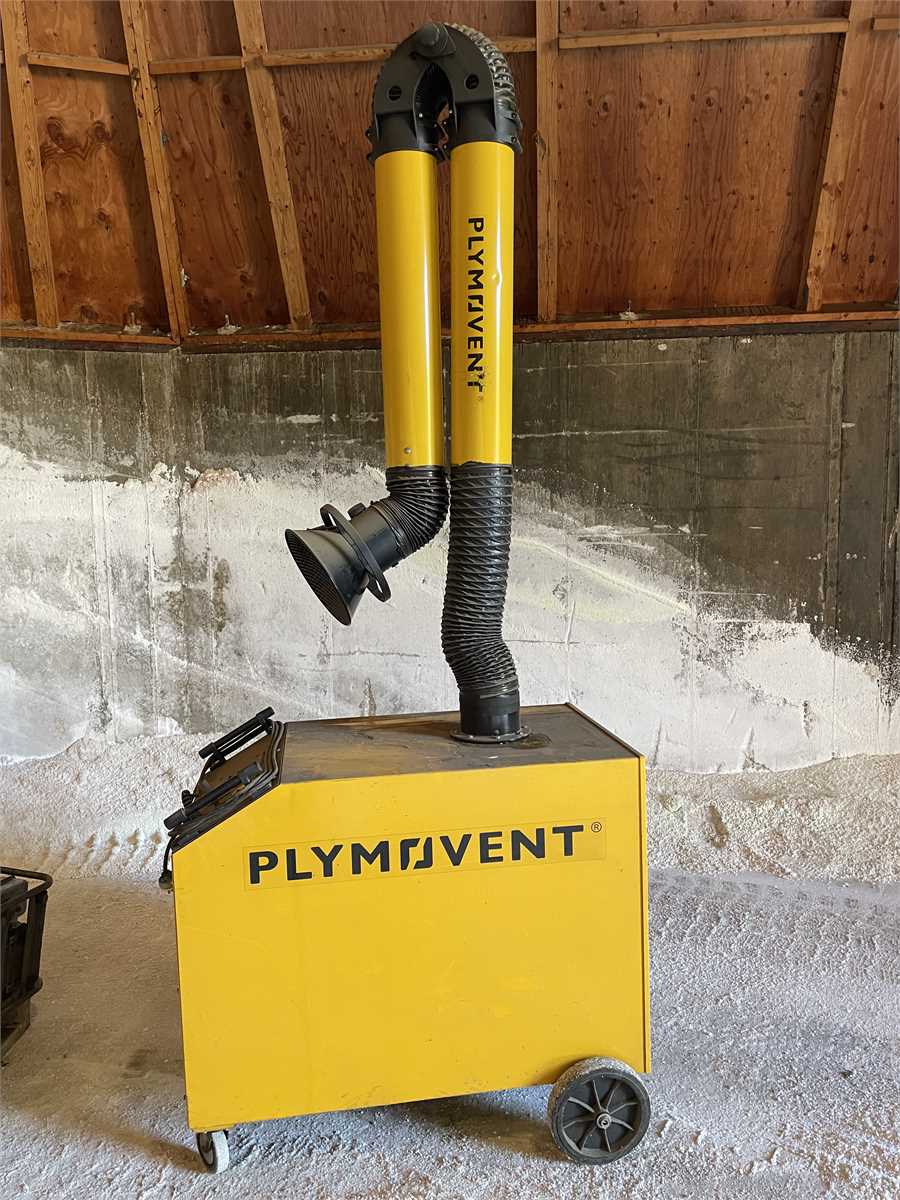 Used "Plymovent" system for air quality in welding operations Online ...