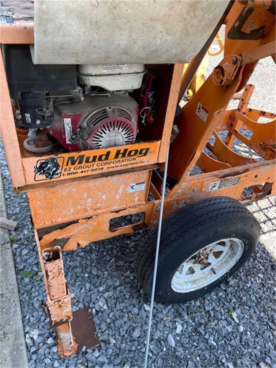 Mud Hog Mobile Mortar Mixer Online Government Auctions of Government ...