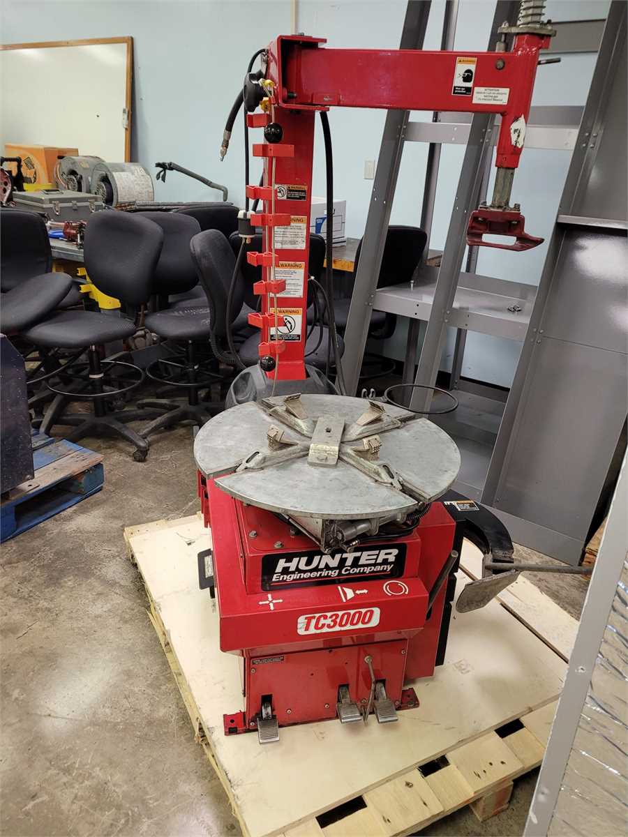 Hunter TC3000 Tire machine Online Government Auctions of Government ...