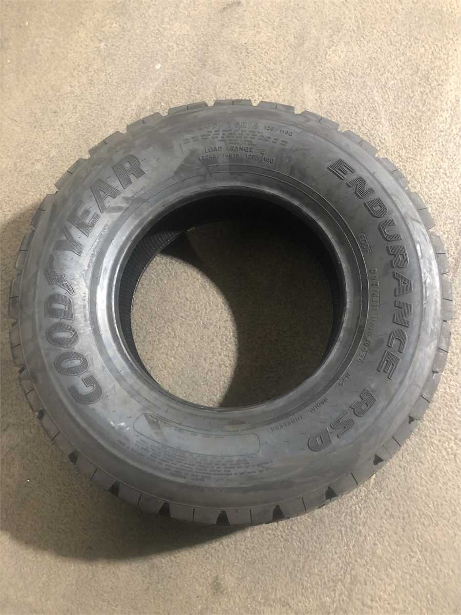 Goodyear Endurance RSA ULT Lugged Tread Online Government Auctions of ...
