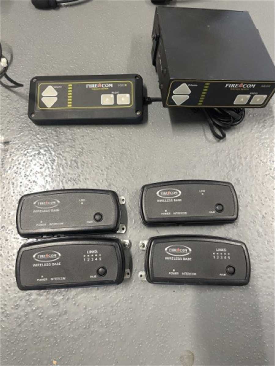 FireCom Wireless Headset System Online Government Auctions of ...