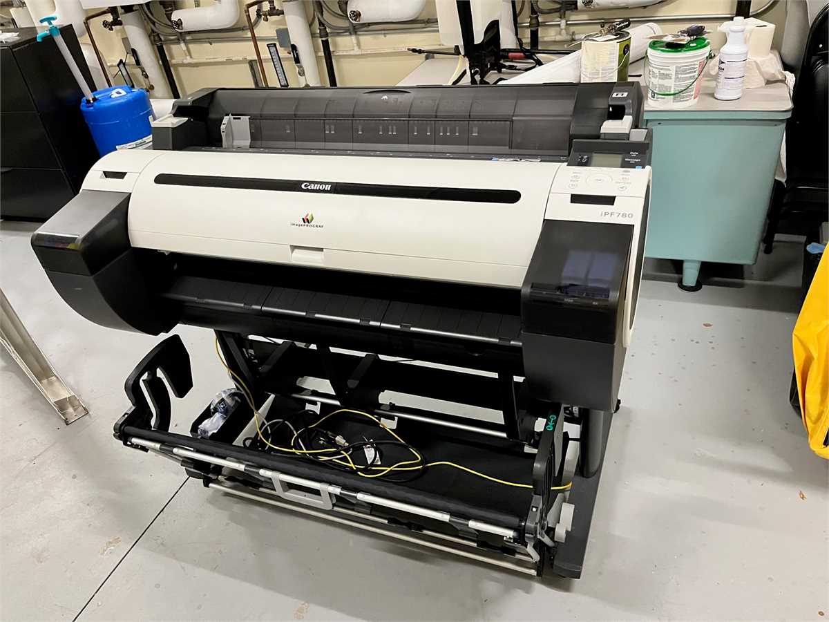 Canon large format Printer IPF780 Online Government Auctions of ...