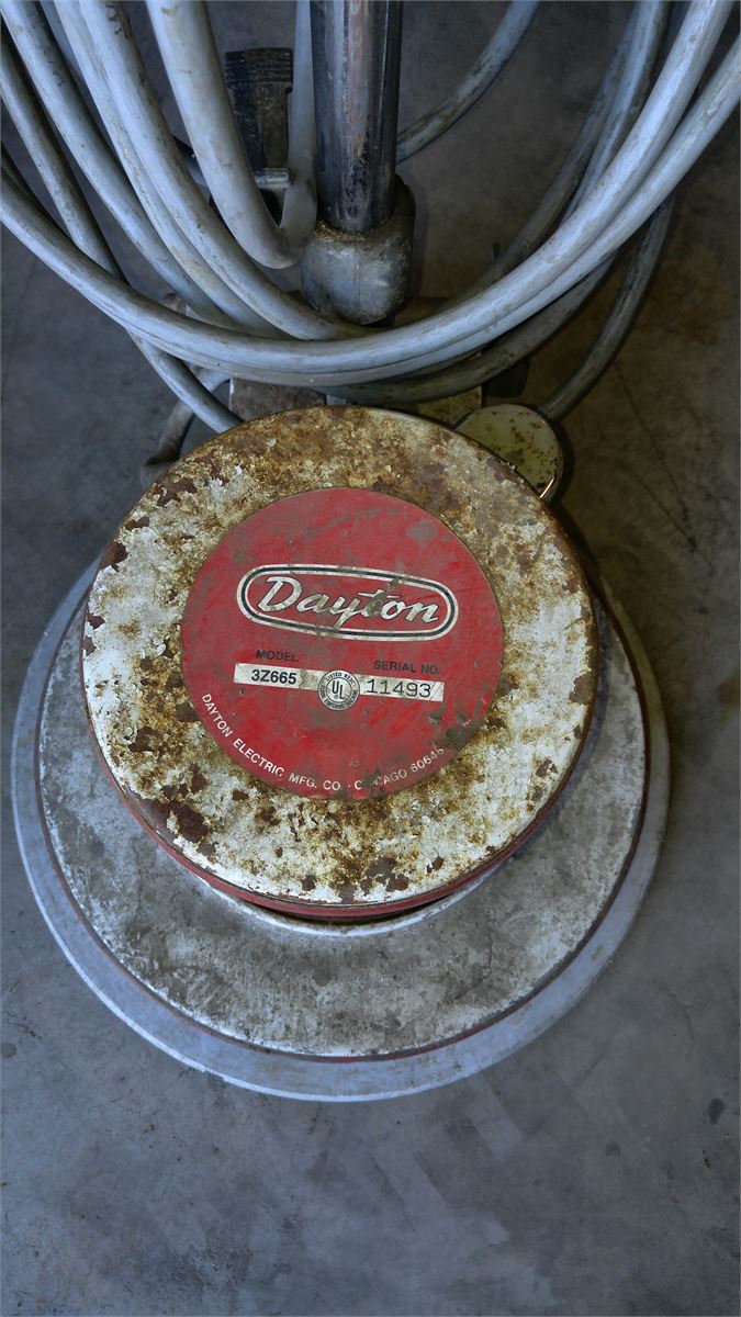 Dayton Model #3Z665 Floor Buffer Polisher Online Government Auctions of Government Surplus ...