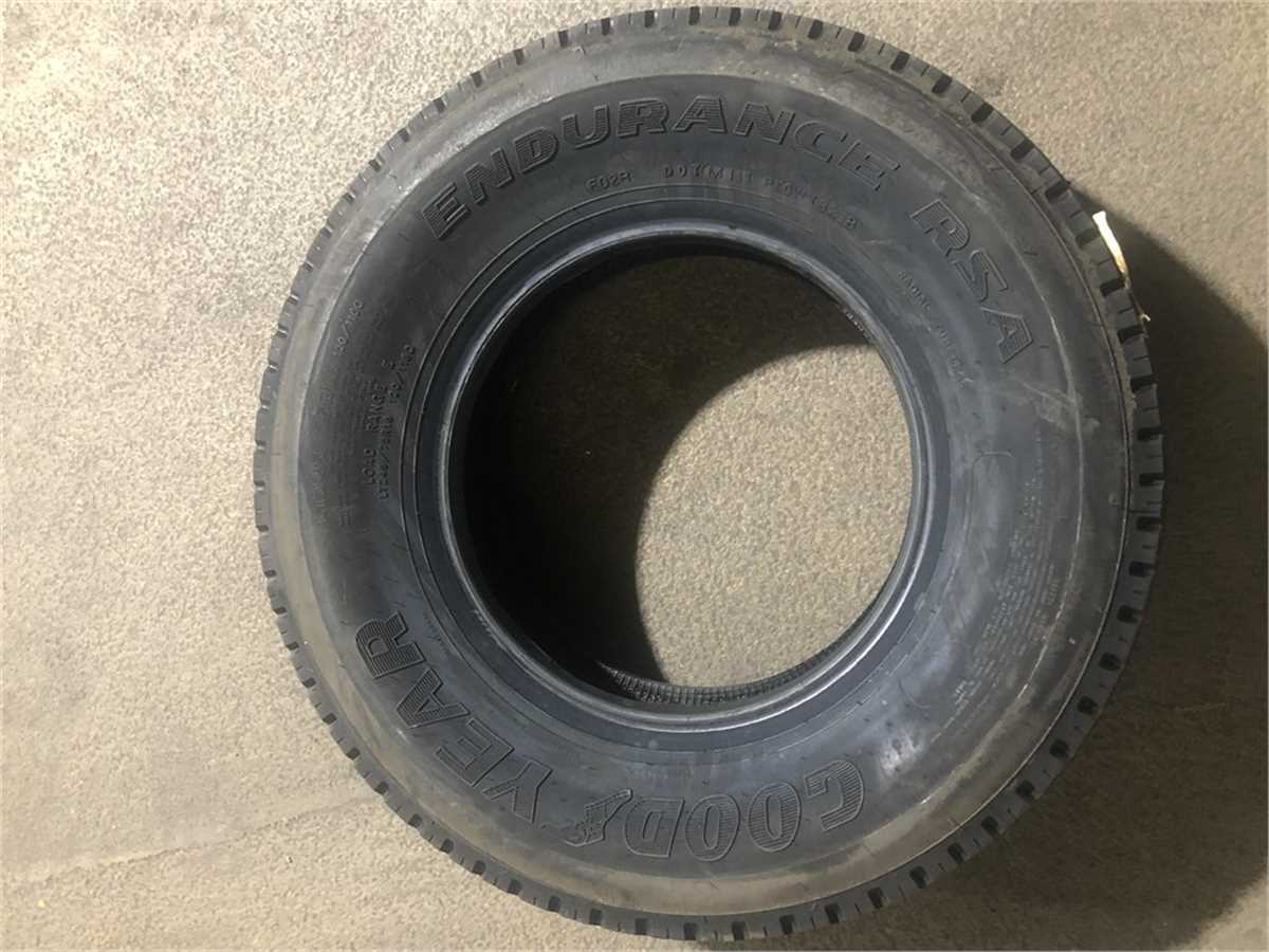 Goodyear Endurance RSA ULT Tires Online Government Auctions of ...