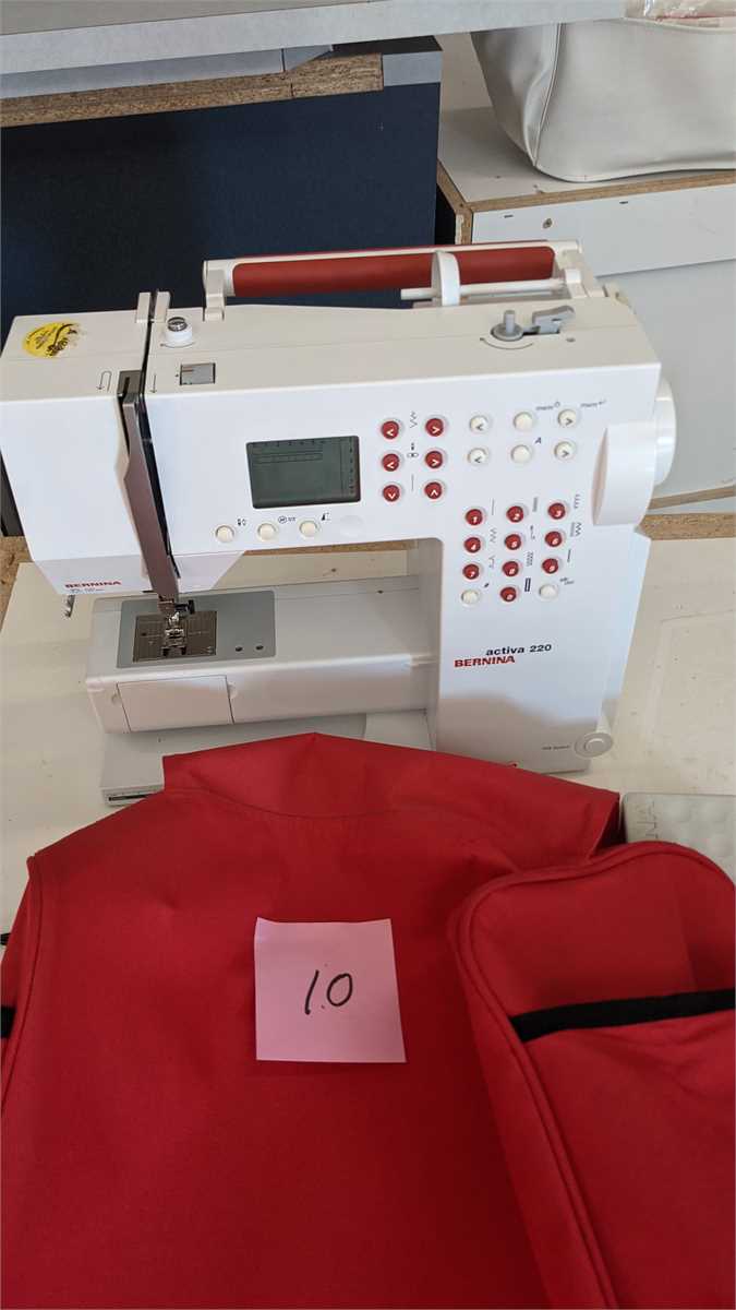 #10 Bernina activa 220 sewing machine Online Government Auctions of ...