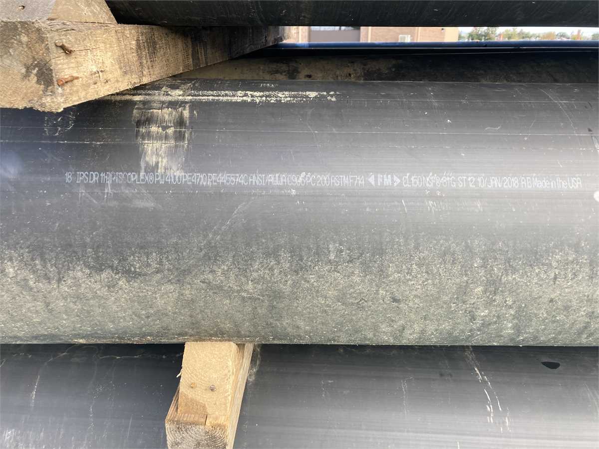 HDPE Fusible Pipe Online Government Auctions of Government Surplus ...