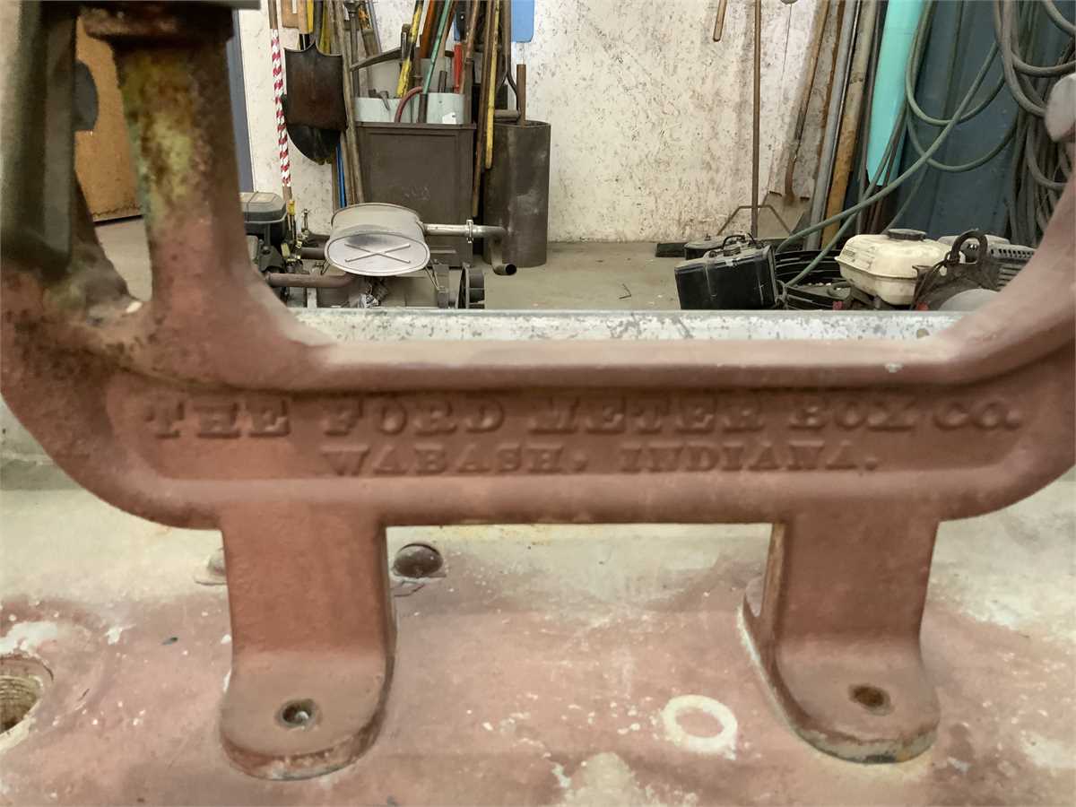 Ford Water Meter Test Table with Tanks Online Government Auctions of ...