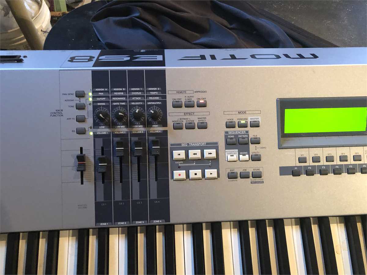 Yamaha MOTIF ES8 - Key Music Production Synthesizer Online Government ...
