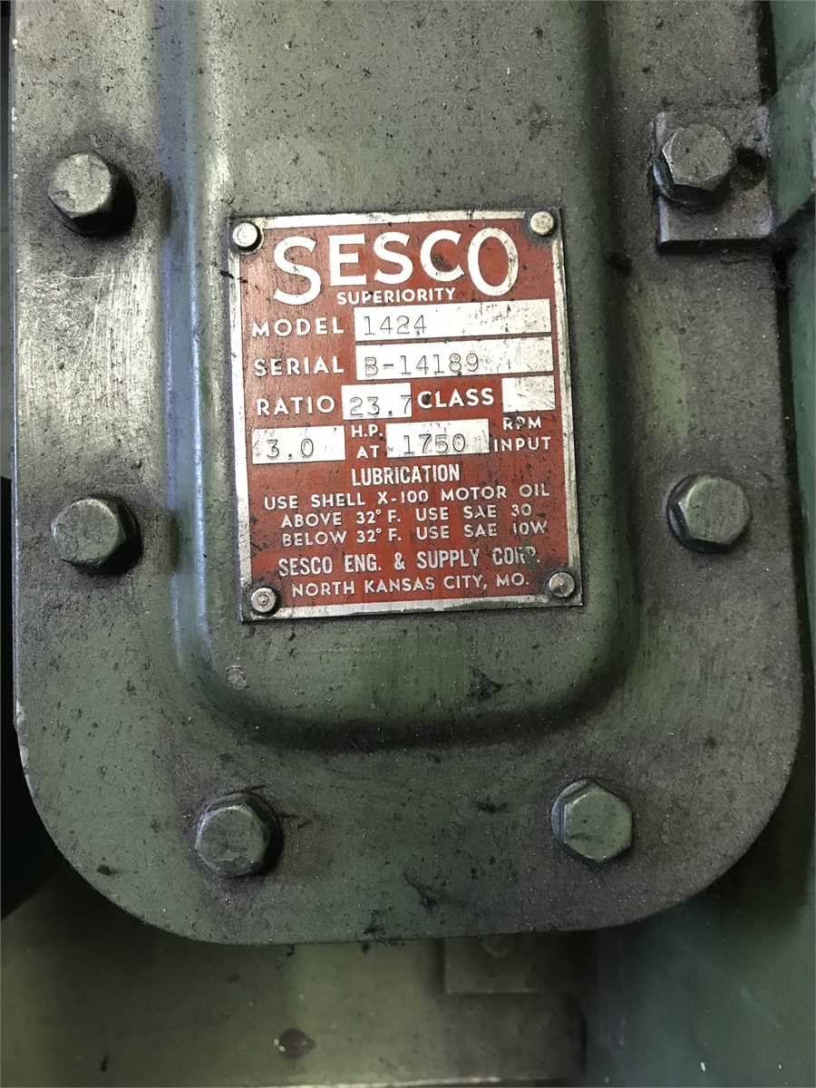 Sesco 6" Power Roller Online Government Auctions of Government Surplus ...