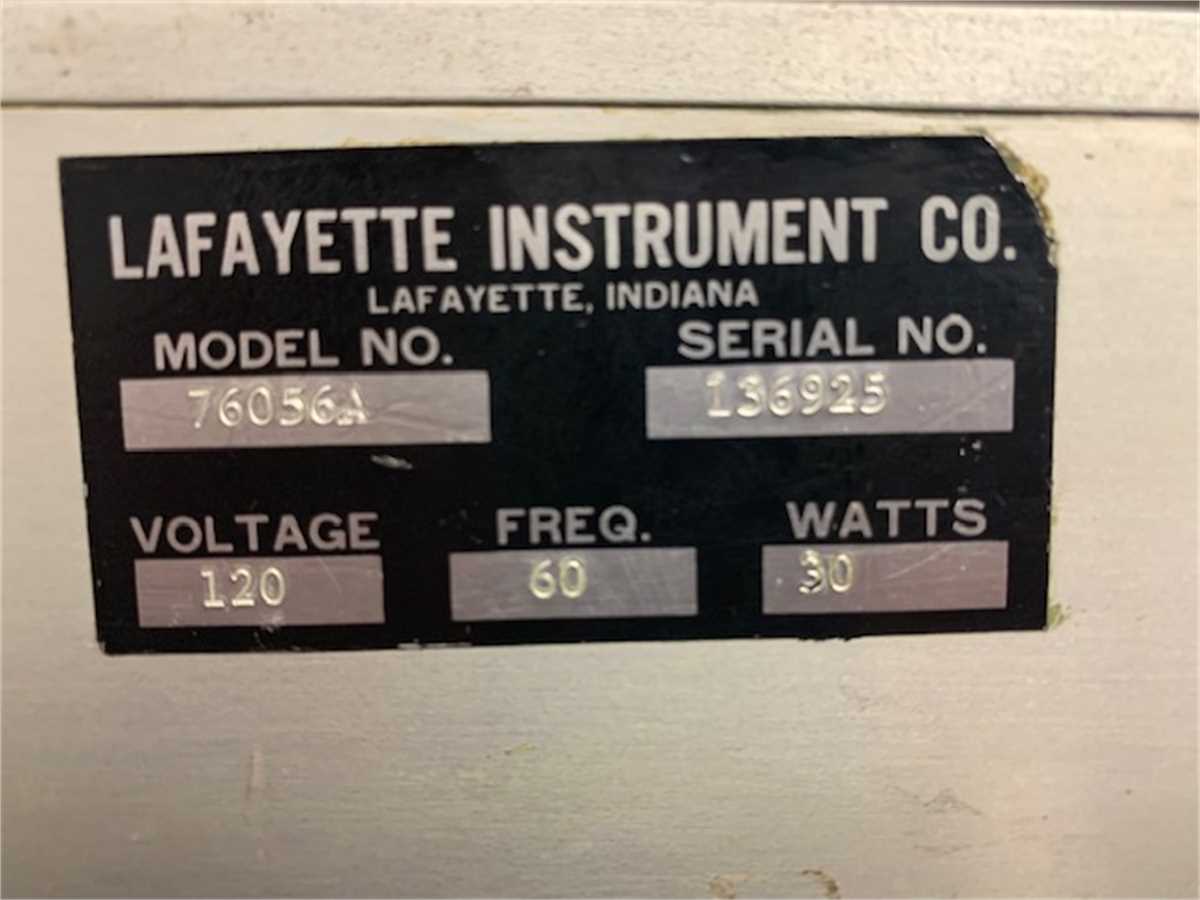POLYGRAPH VINTAGE 1972 BY LAFAYETTE INSTRUMENT CO. MODEL 76056A Online ...