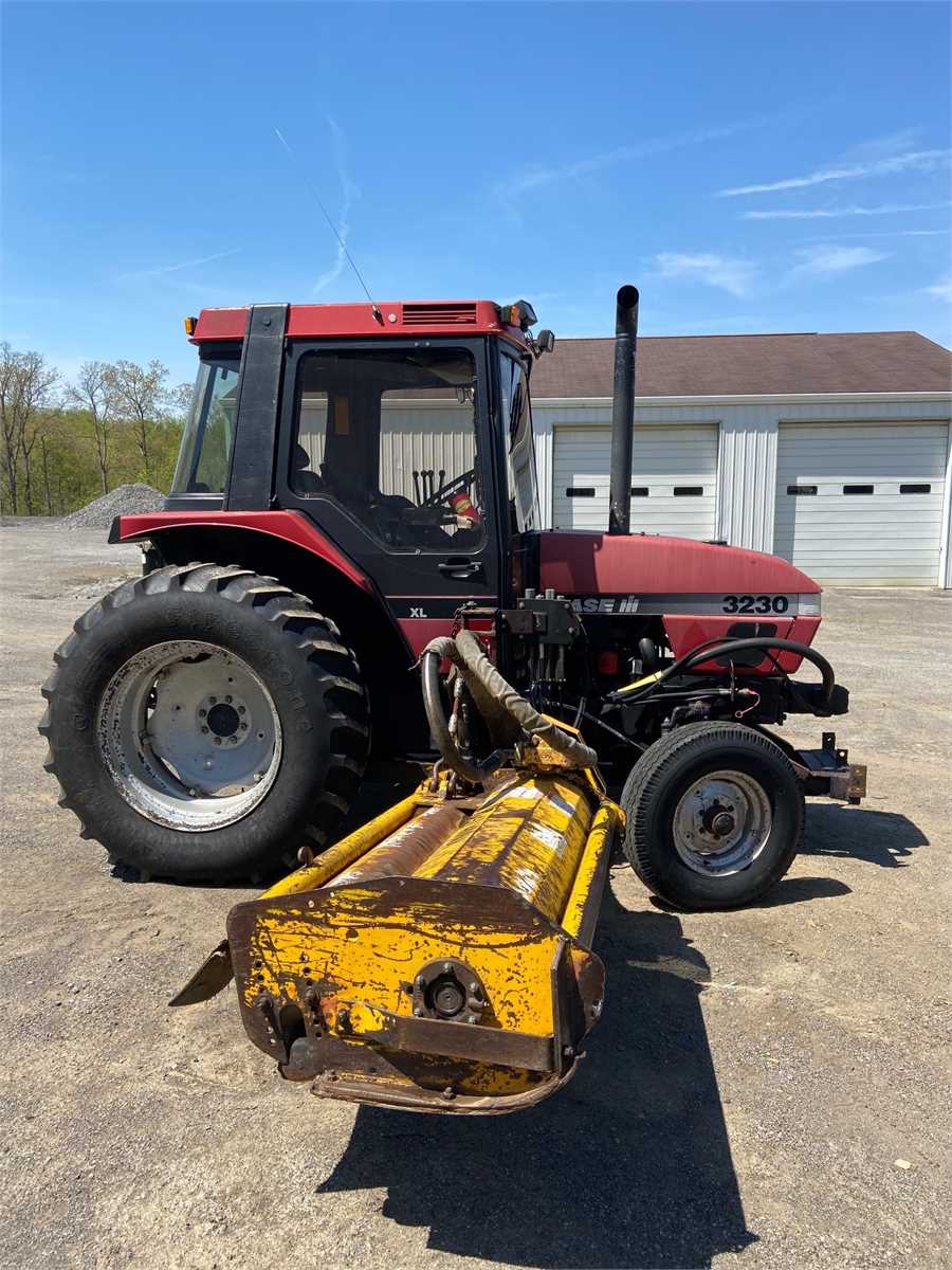 CASE IH 3230 Tractor with Flail Mower and Brush Attachment Online ...