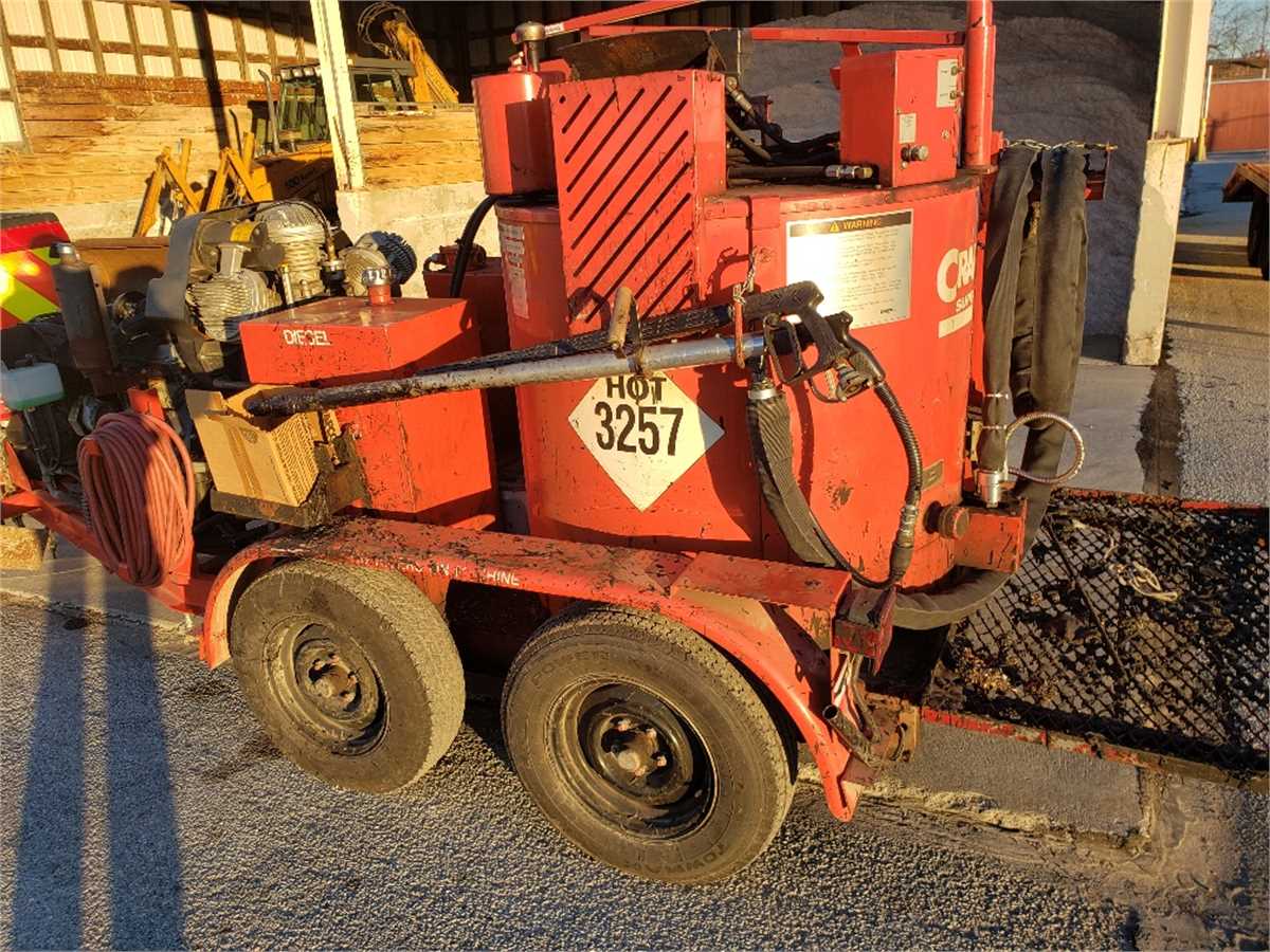 Crafco Super Shot 125 Diesel Melter with Air Compressor Online ...