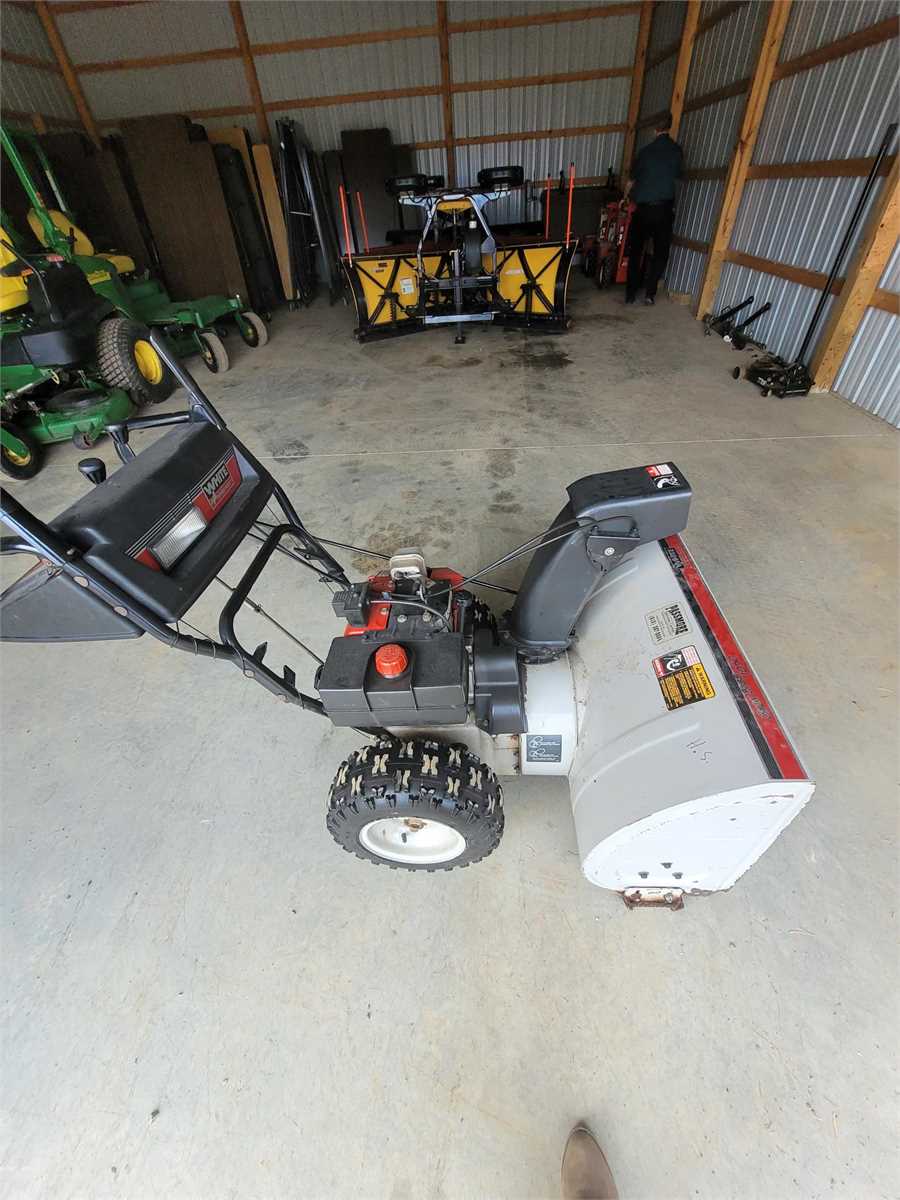 White Snow Blower Online Government Auctions of Government Surplus ...