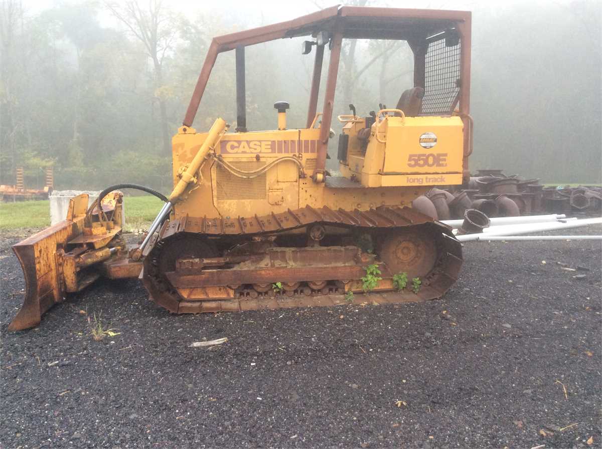 1992 CASE 550E Long Track Bulldozer Online Government Auctions of ...