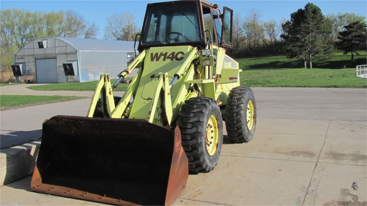 1990 CASE W14C FRONT END LOADER Online Government Auctions of ...