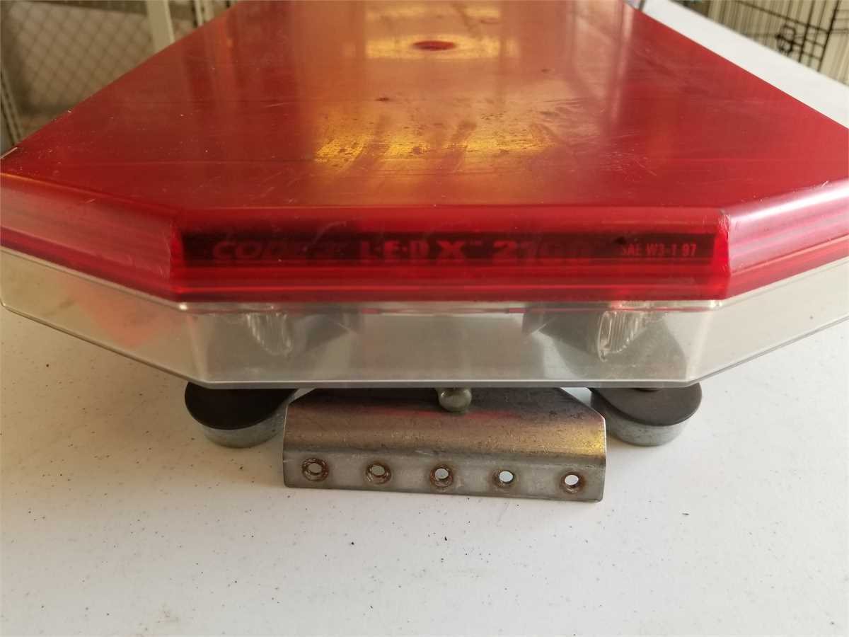 Code 3 LED X 2100 lightbar Online Government Auctions of Government ...