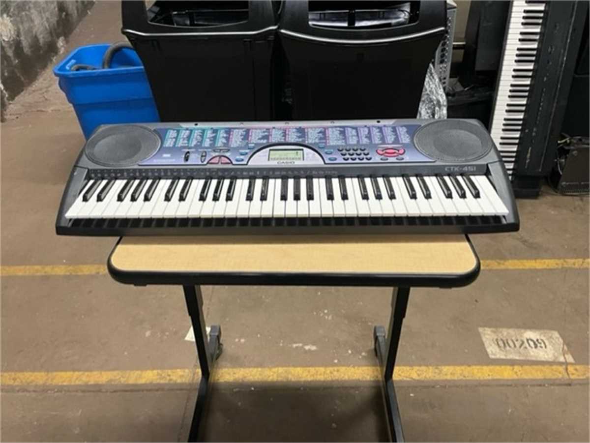 Casio - CTK-451 Keyboard Online Government Auctions of Government ...