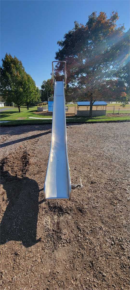 VINTAGE STAINLESS STEEL SLIDING BOARD Online Government Auctions of ...