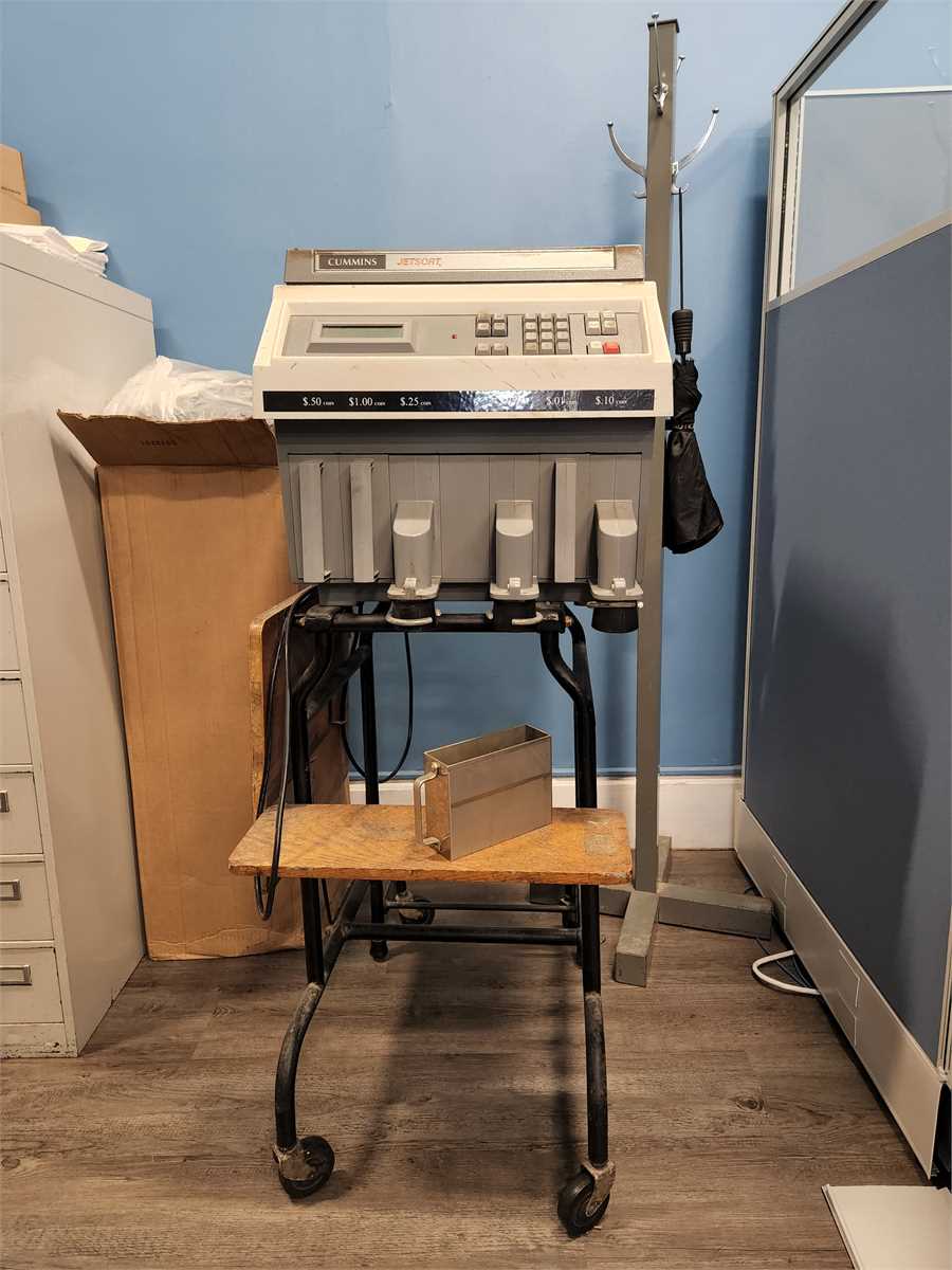 Cummins-Allison "Jetsort 2000" High Speed Coin Sorter/Counter Online ...