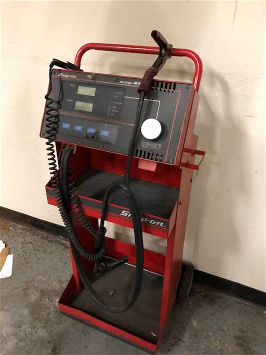 Snap-On MT3750 AVR Battery Load Tester Online Government Auctions of ...