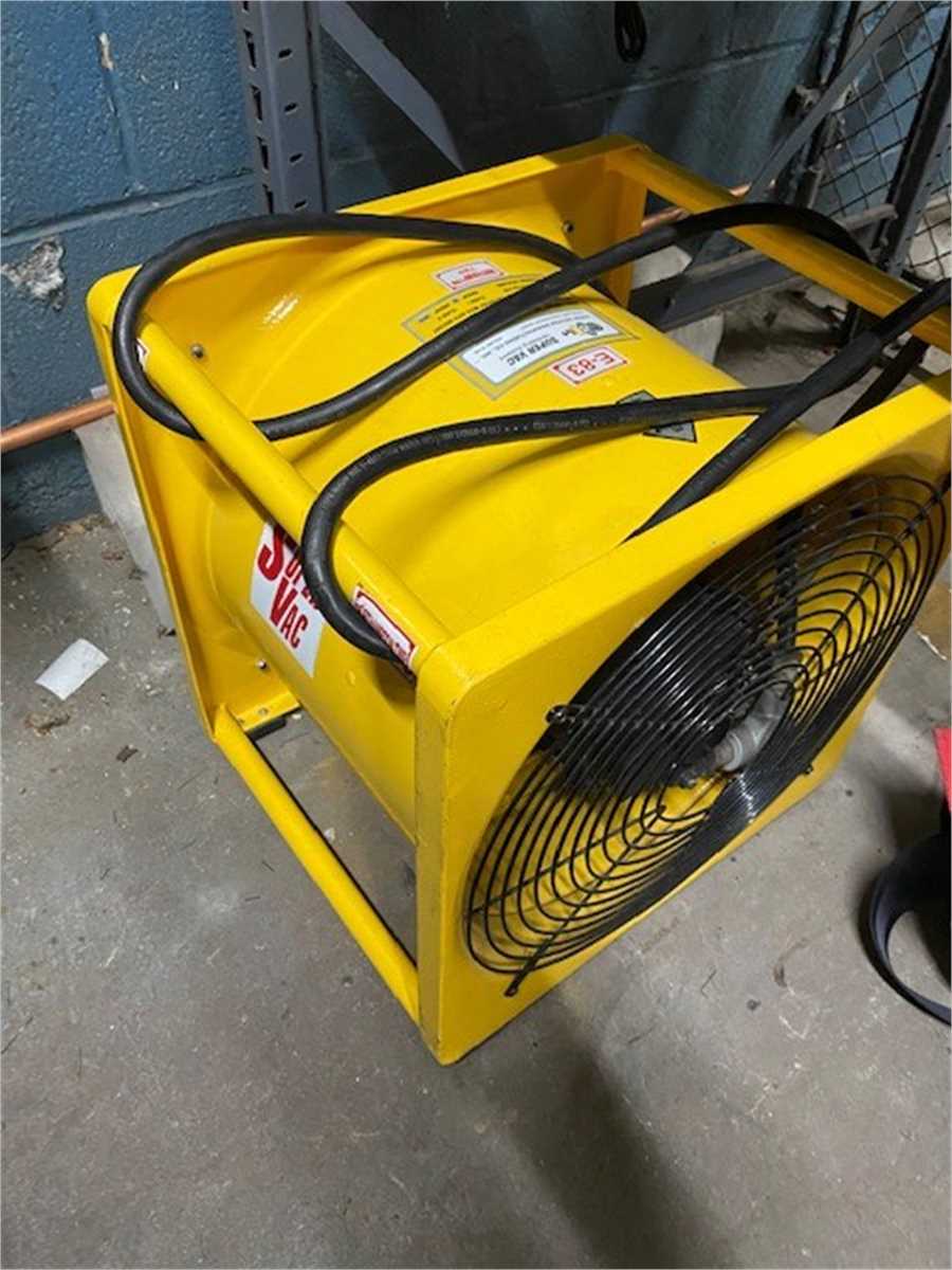 SUPERVAC Electric Smoke Ejector 16" Online Government Auctions of ...