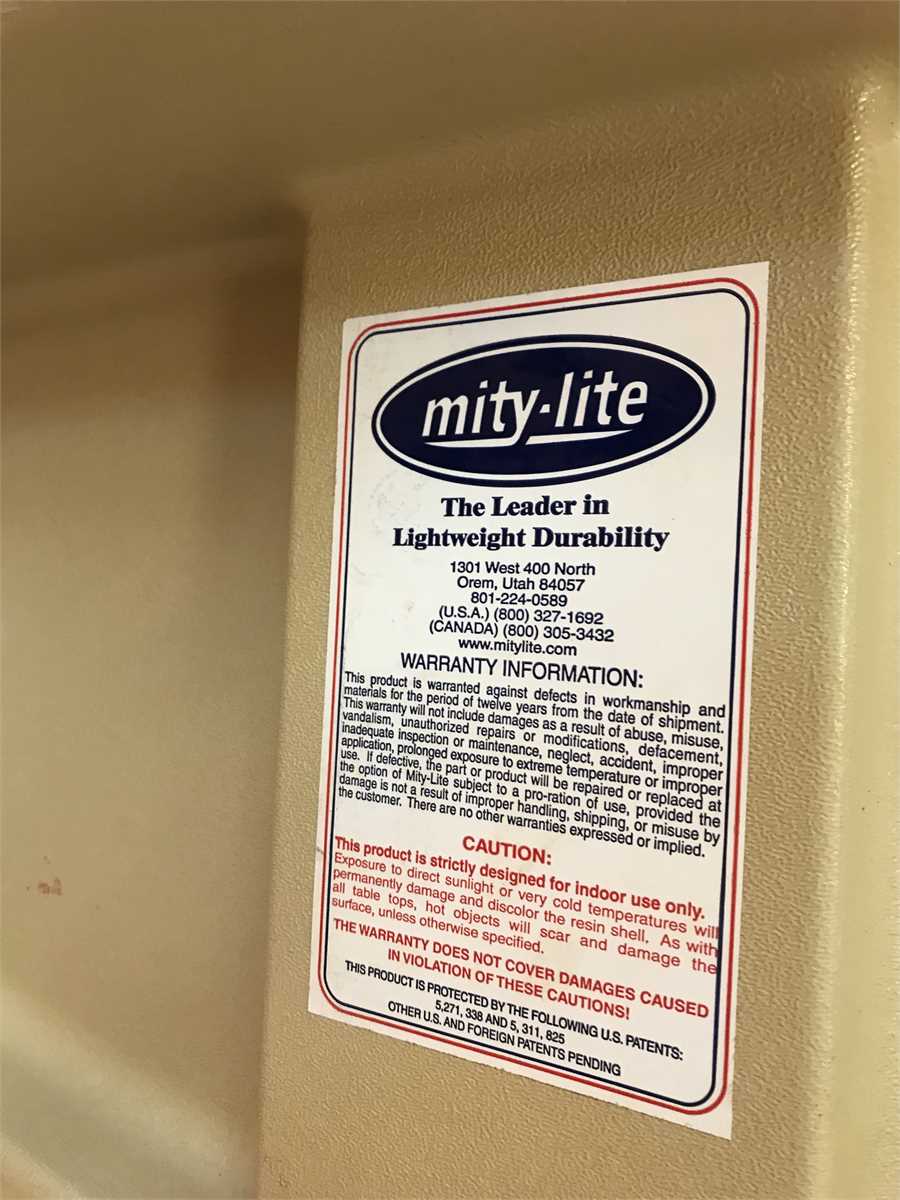 Mity-Lite 60" Round Tables Online Government Auctions of Government ...